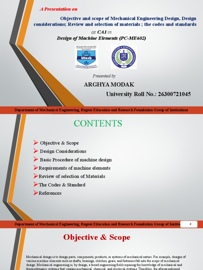 Design of Machine Elements | PDF | Stress (Mechanics) | Reliability ...
