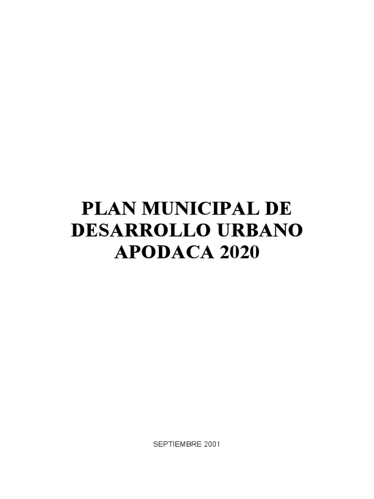 Plan de Apodaca | PDF | Planificación urbana | Transporte
