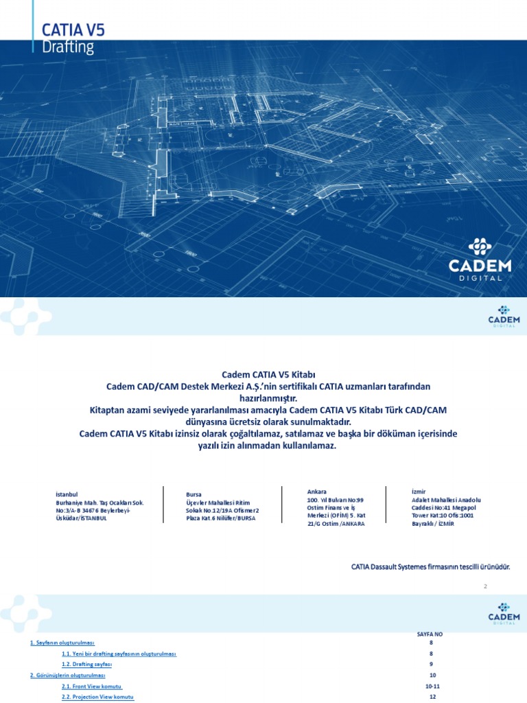 Catia v5 Drafting | PDF