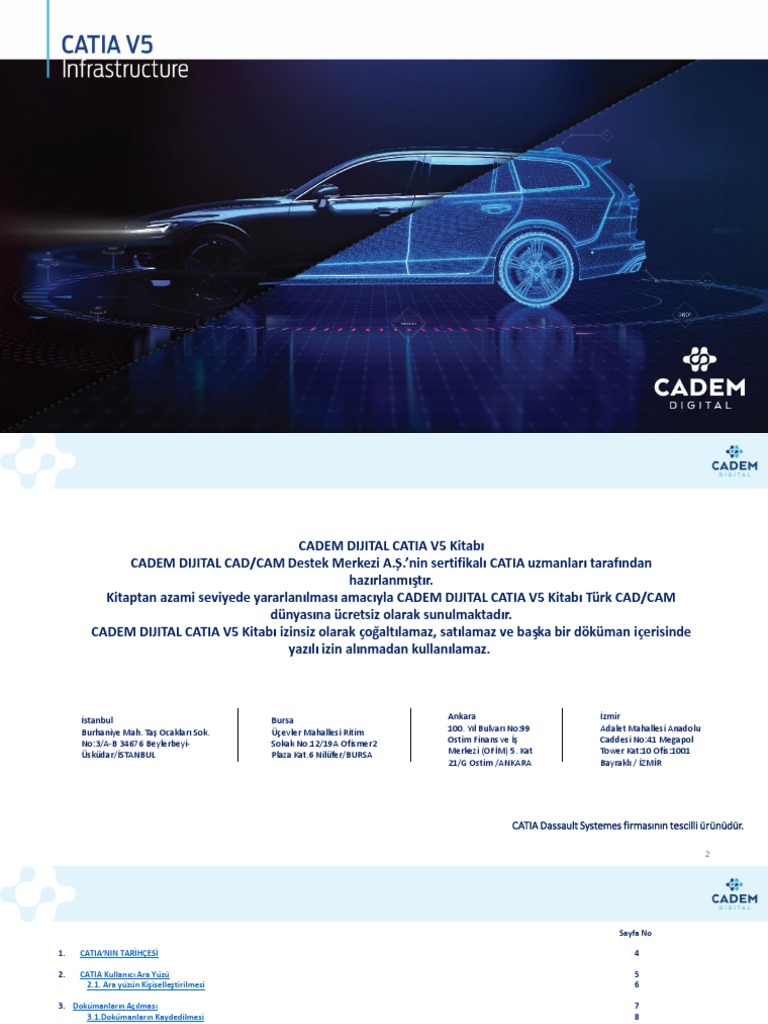 Catia v5 Infrastructure | PDF