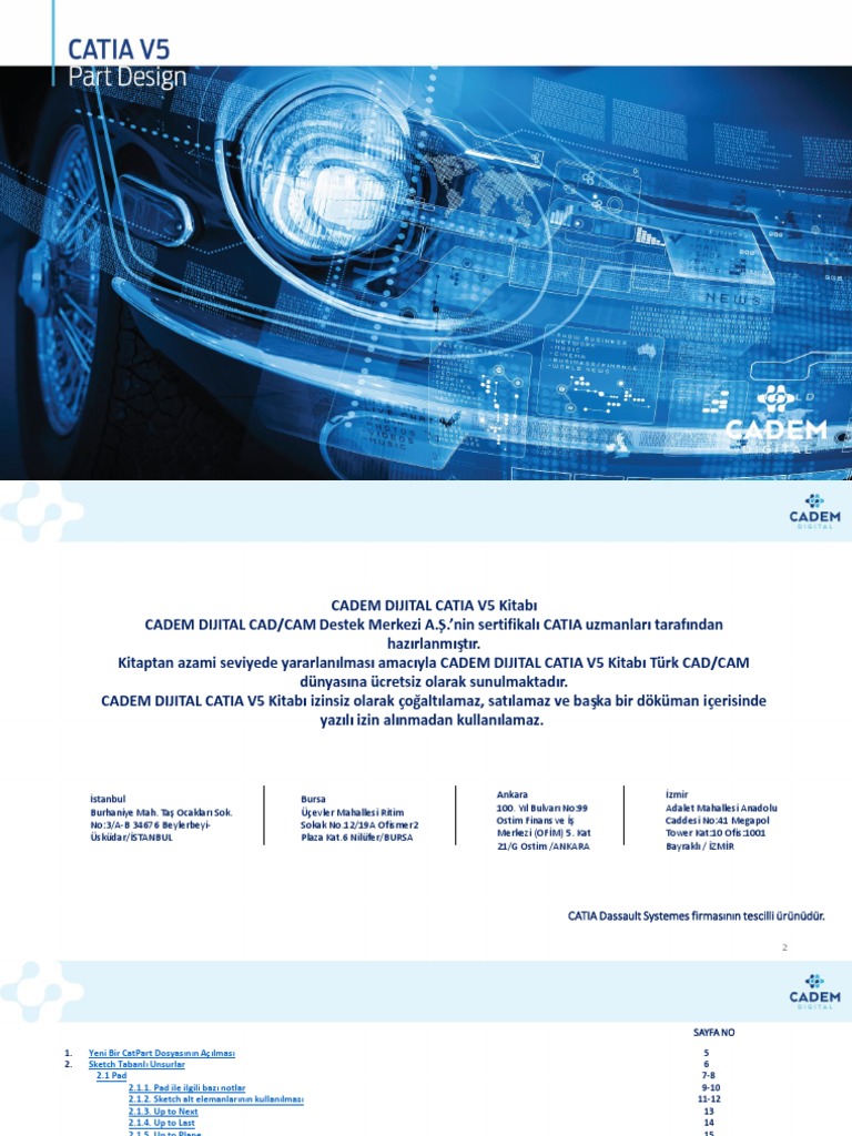 Catia v5 Part Design | PDF