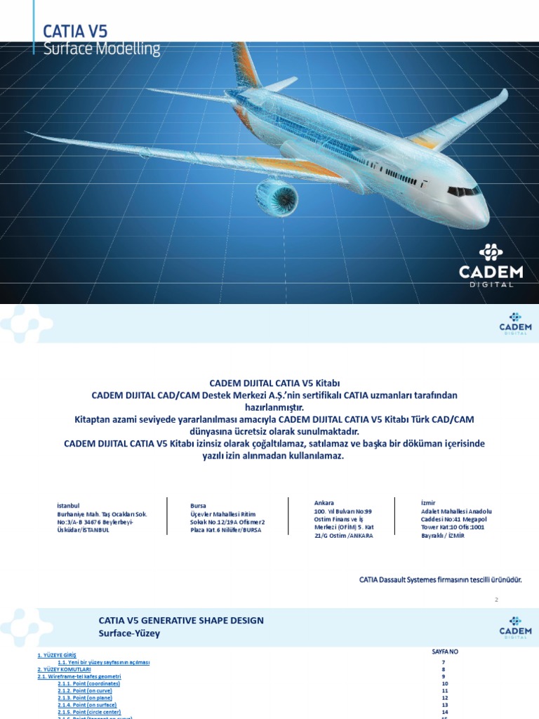 Catia v5 Surface Modelling | PDF
