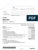 Biology Paper 2 (2021) - Mark Scheme | PDF | Neuron | Luteinizing Hormone
