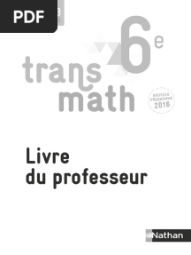 Documents et PDF Enseignement des mathématiques | Scribd