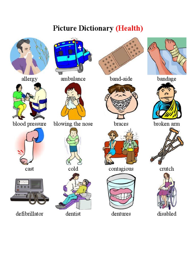 Picture Dictionary | PDF | Health Care | Clinical Medicine