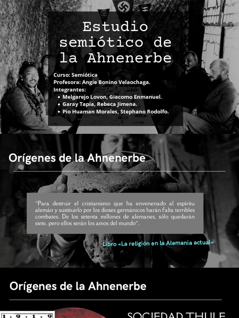 Estudio semiótico de la Ahnenerbe | PDF | Alemania nazi