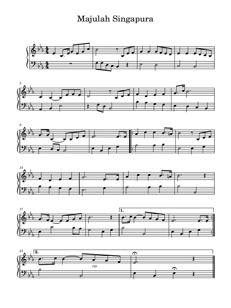 Majulah_Singapura | PDF