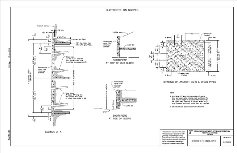 Shotcrete Slopes | Download Free PDF | Materials | Building Technology