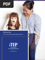 iTEP PREPARATION | PDF | Multiple Choice | English Language
