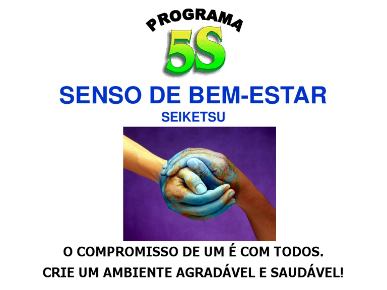 Programa 5S S - 4senso Do Bem Estar - Frase Mural | PDF