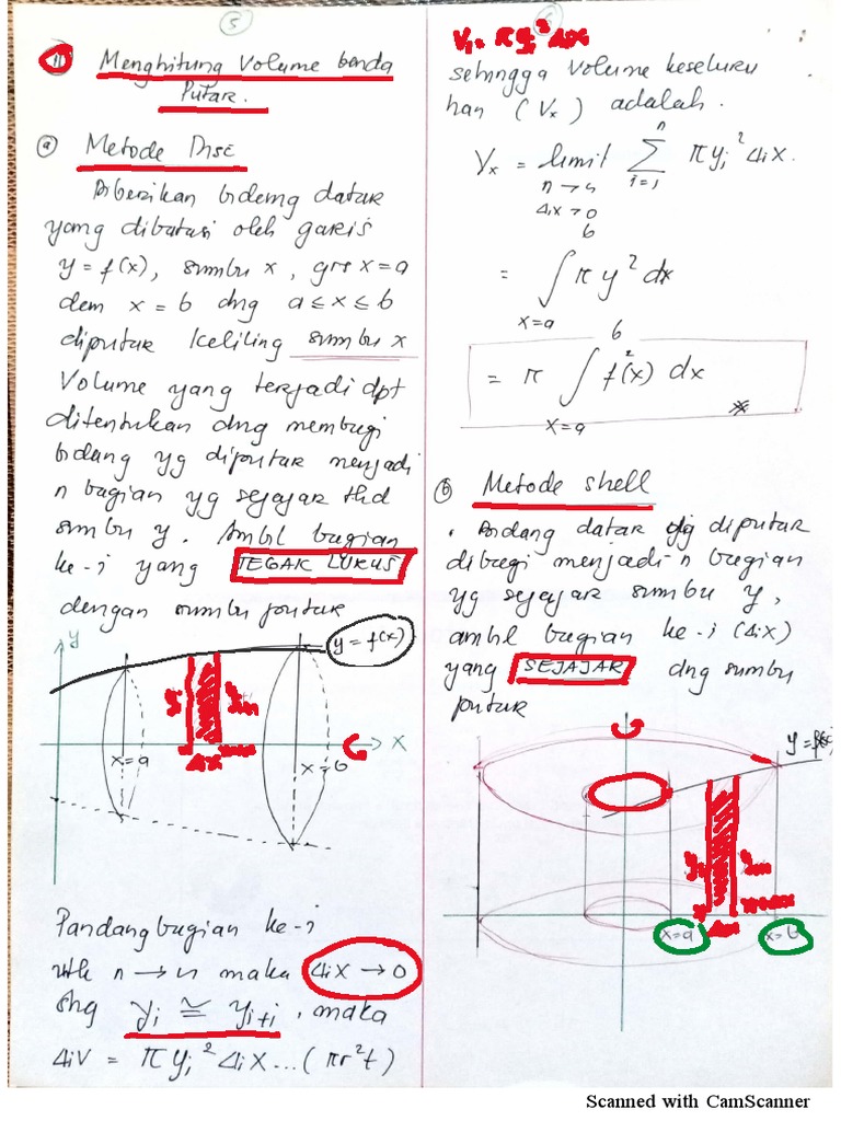 3.menghitung Volume Benda Putar | PDF