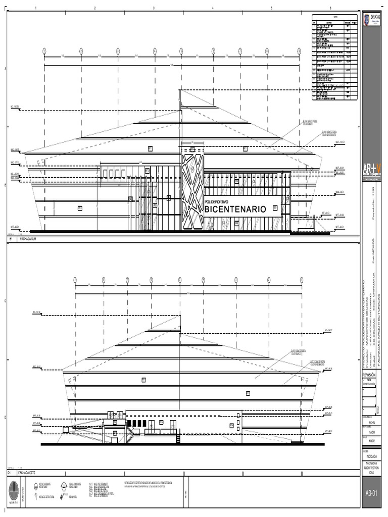 Arv 1103 A3-01 Fachadas | PDF