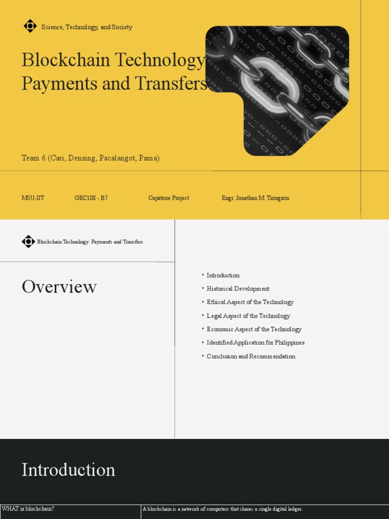 Team 6 Capstone (Blockchain) | PDF | Computing | Information Technology