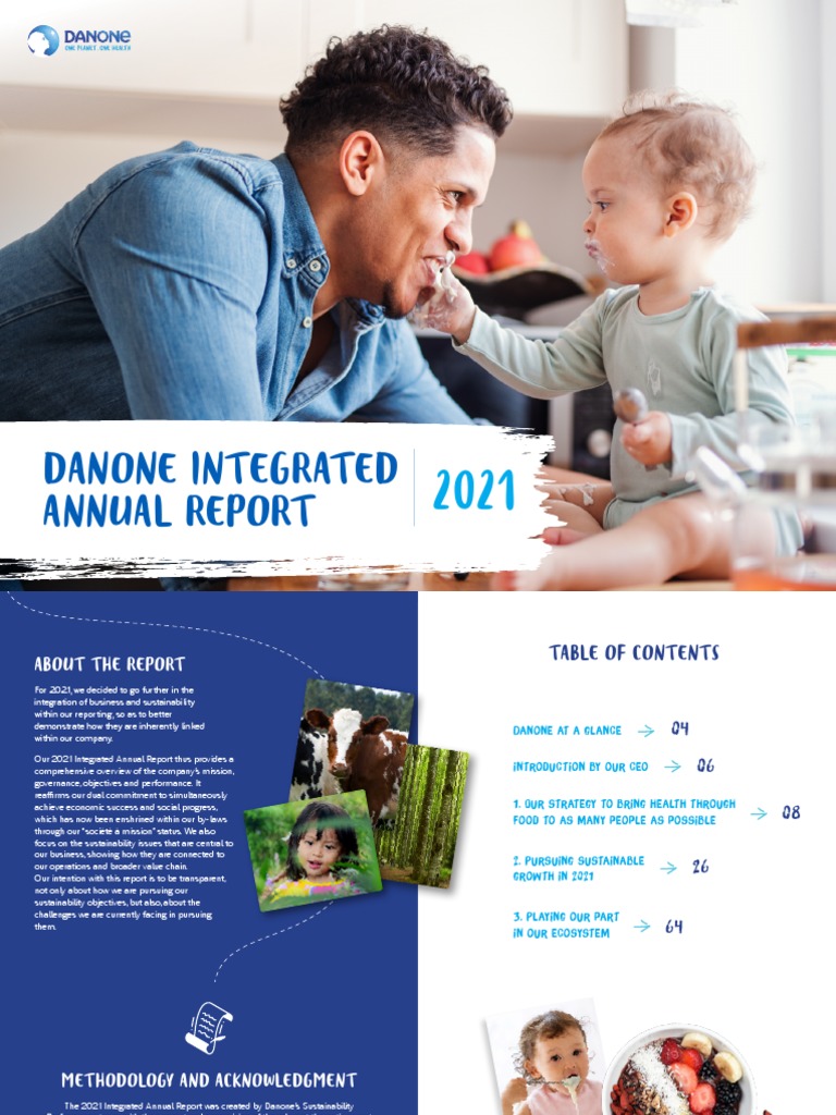 Danone Integrated Annual Report 2021 | PDF | Sustainability | Entrepreneurship