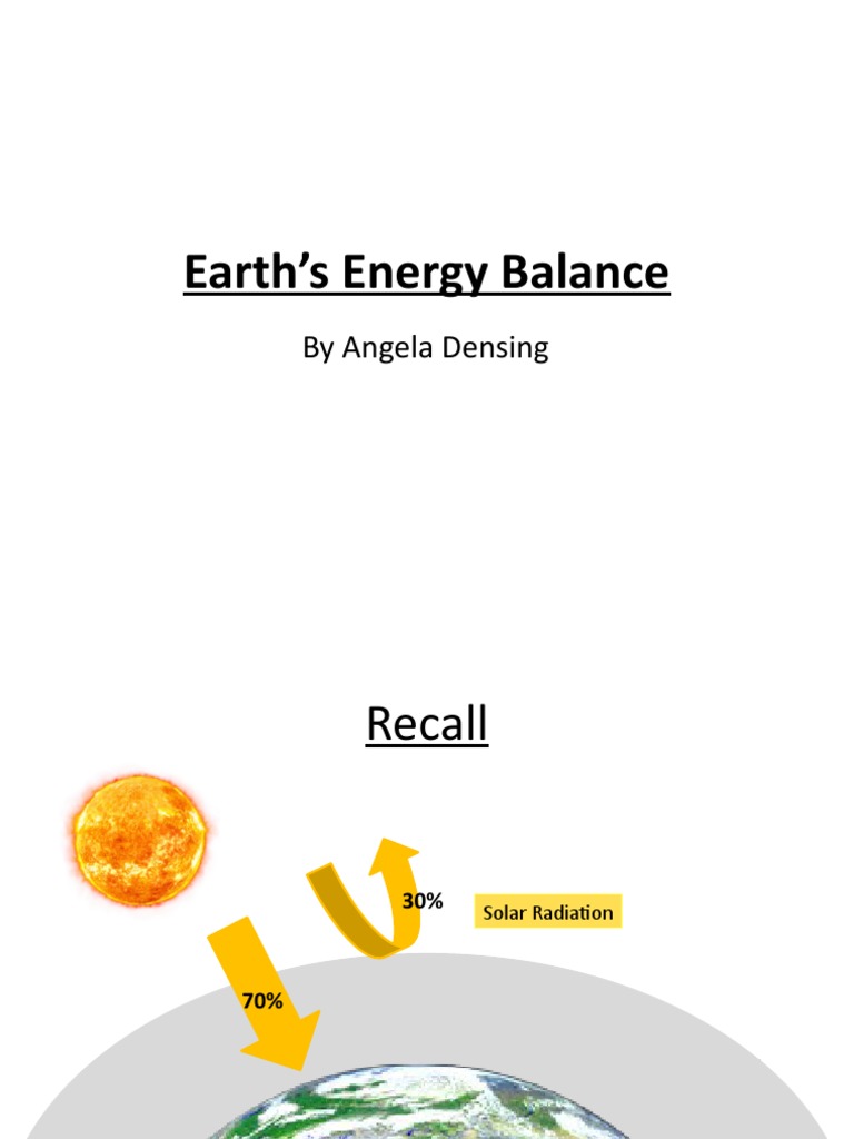 Understanding Earth's Energy Balance: A Zero-Dimensional Model | PDF ...