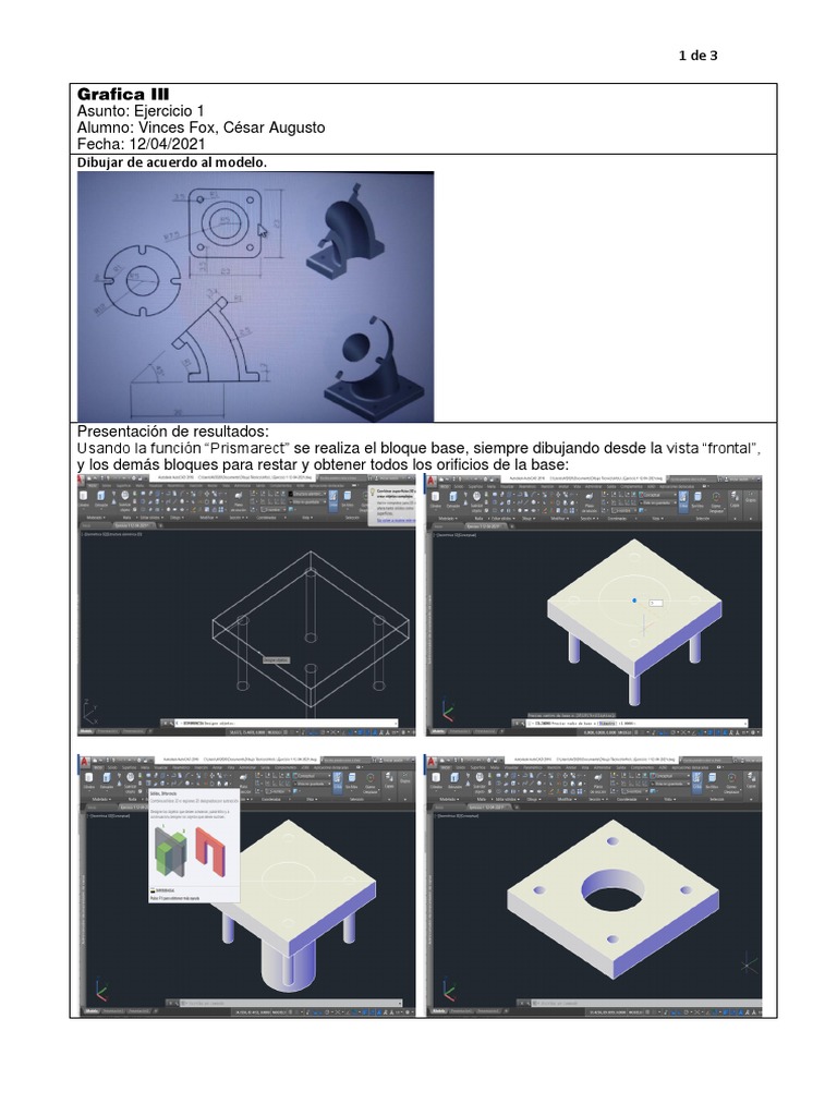 Ejercicio 1 Grafica III 12-04-2021 CAVFox | PDF | Métodos y materiales ...