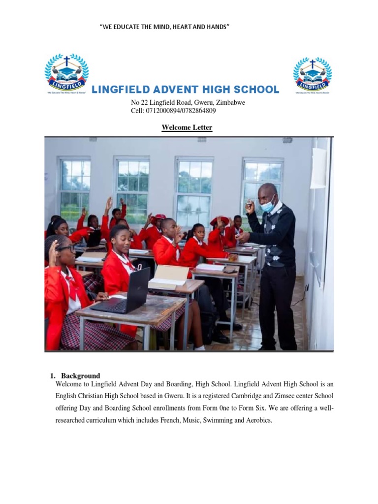 A Holistic Welcome: An Introduction to Lingfield Advent High School's ...