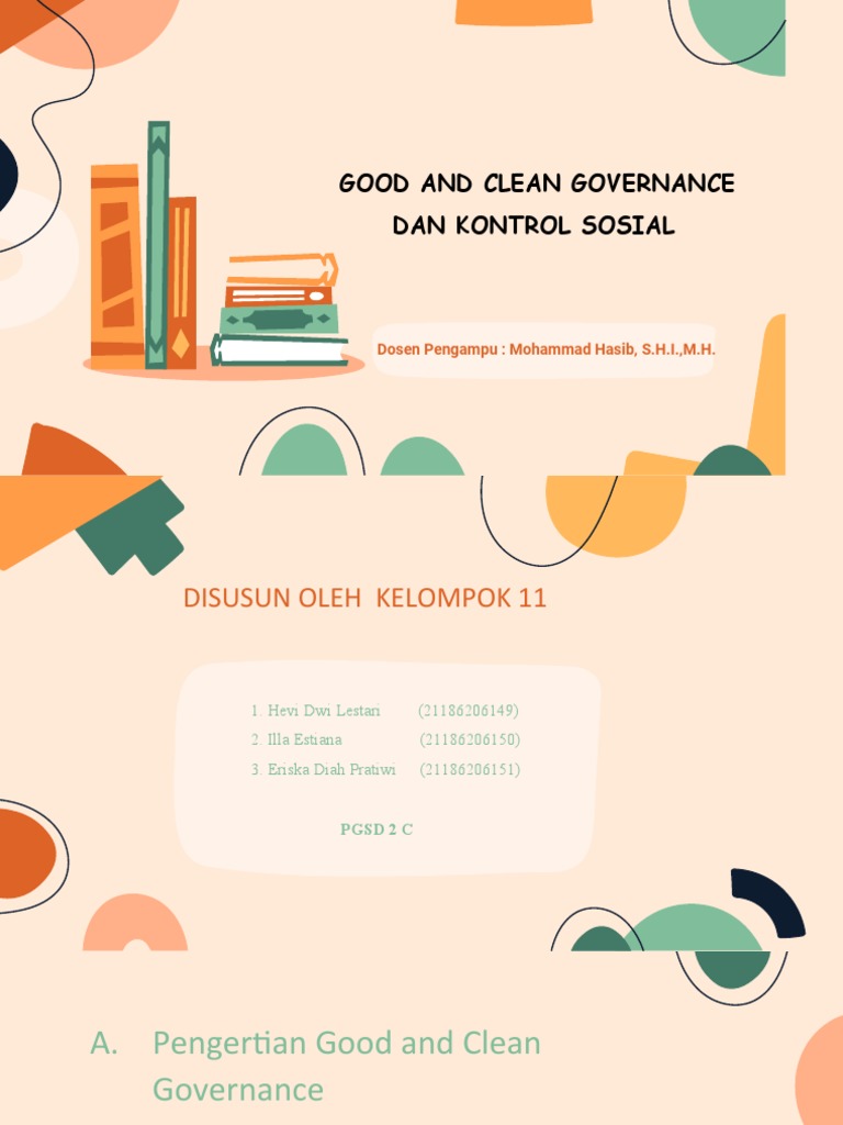 Good and Clean Governance Explained | PDF