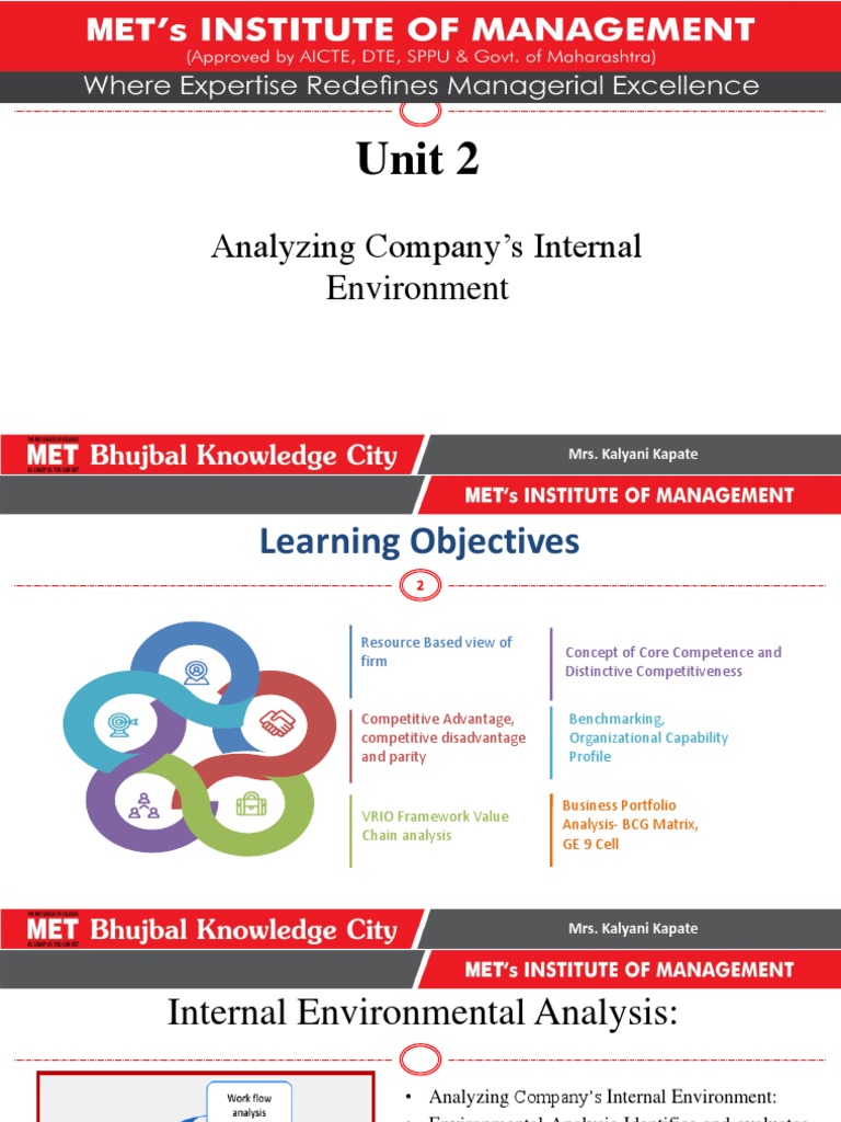 Internal Analysis for Competitive Advantage | PDF | Competitive ...