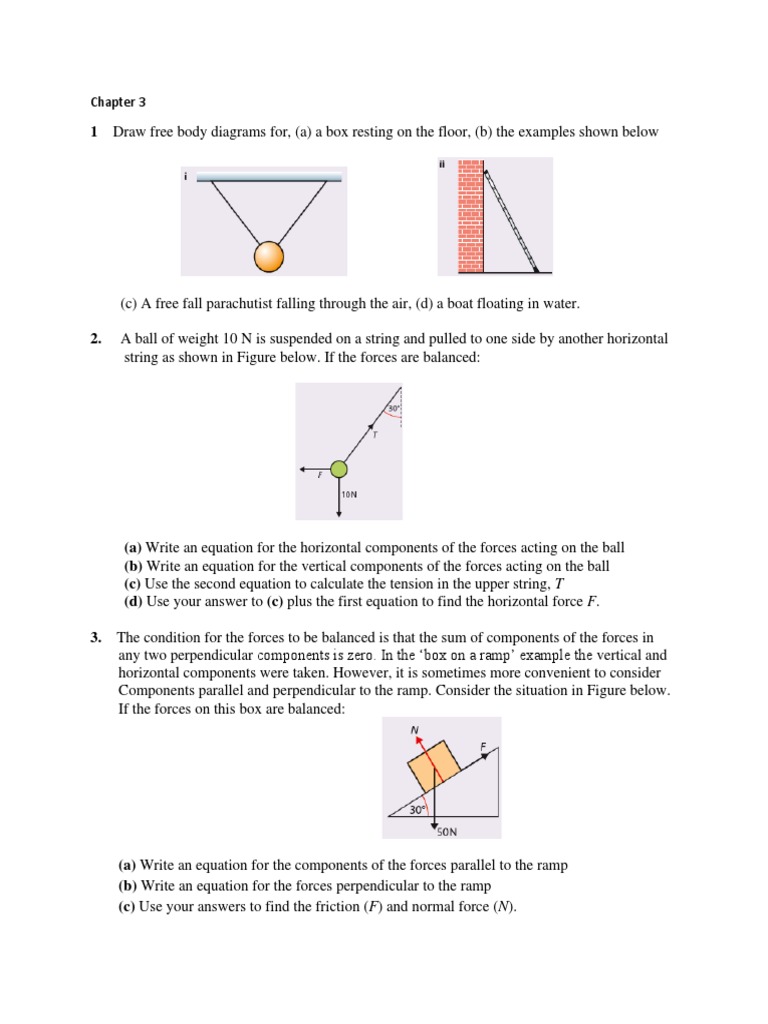 Newton - S Law of Motion Q | PDF | Force | Tension (Physics)