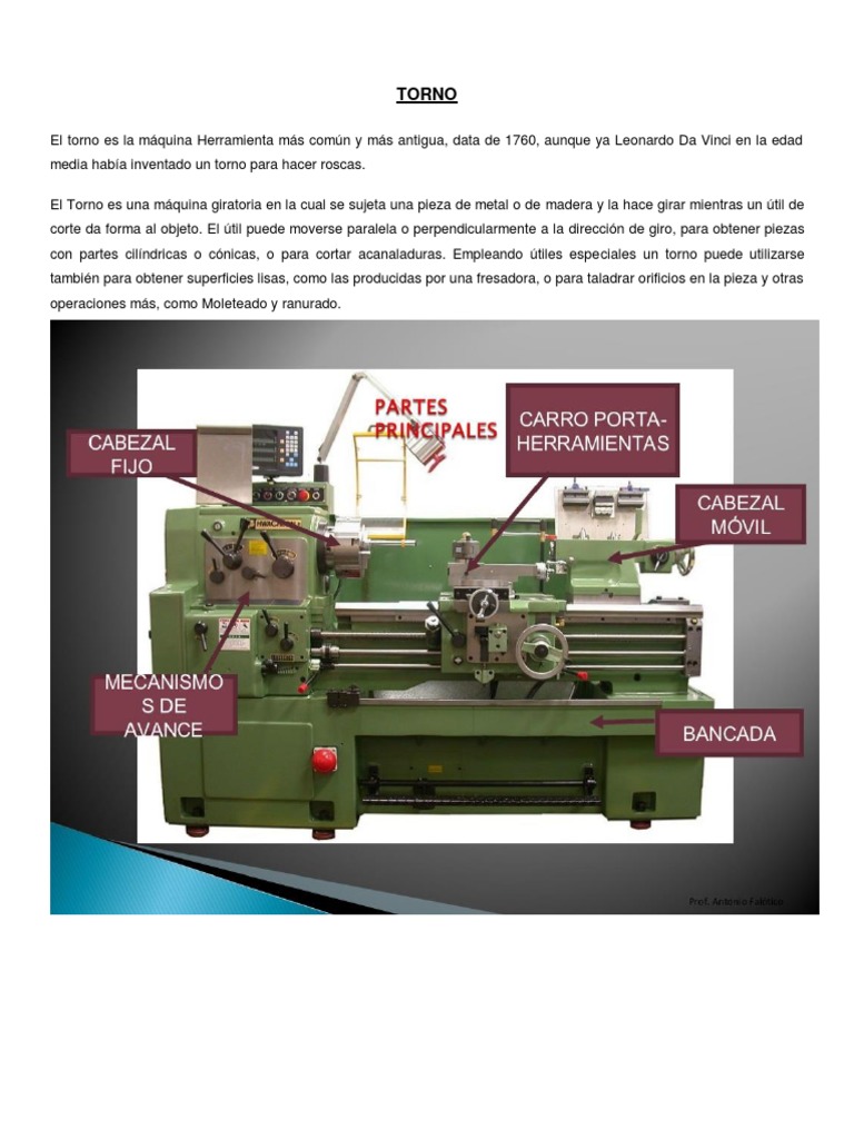 Torno Paralelo Universal | PDF | Ingeniería mecánica | Equipo