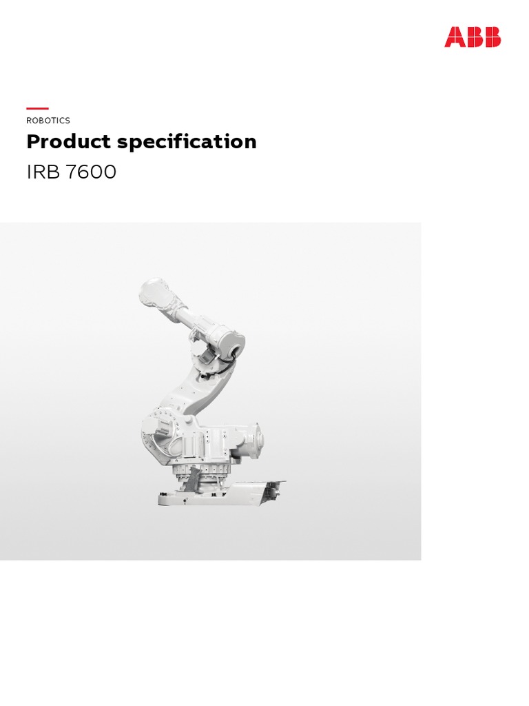 3HAC023934 PS IRB 7600-En | PDF | Rust | International Electrotechnical ...