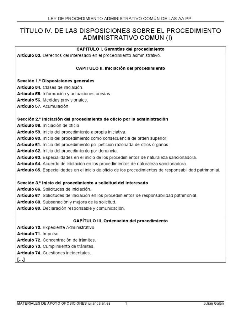 01 Procedimiento Administrativo Comc3ban I Cuadernillo Imprimible Esquematizado para Anotaciones ...