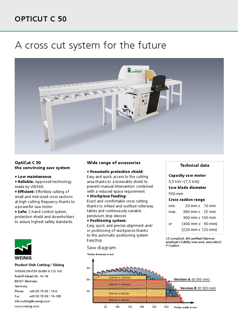 WEINIG 2019-04 - OptiCut - C - 50 - Prospekt - EN | PDF