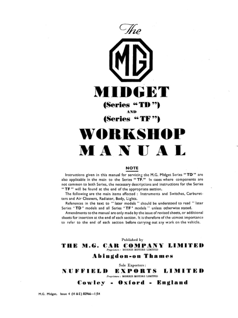 MG TD TF WM | PDF