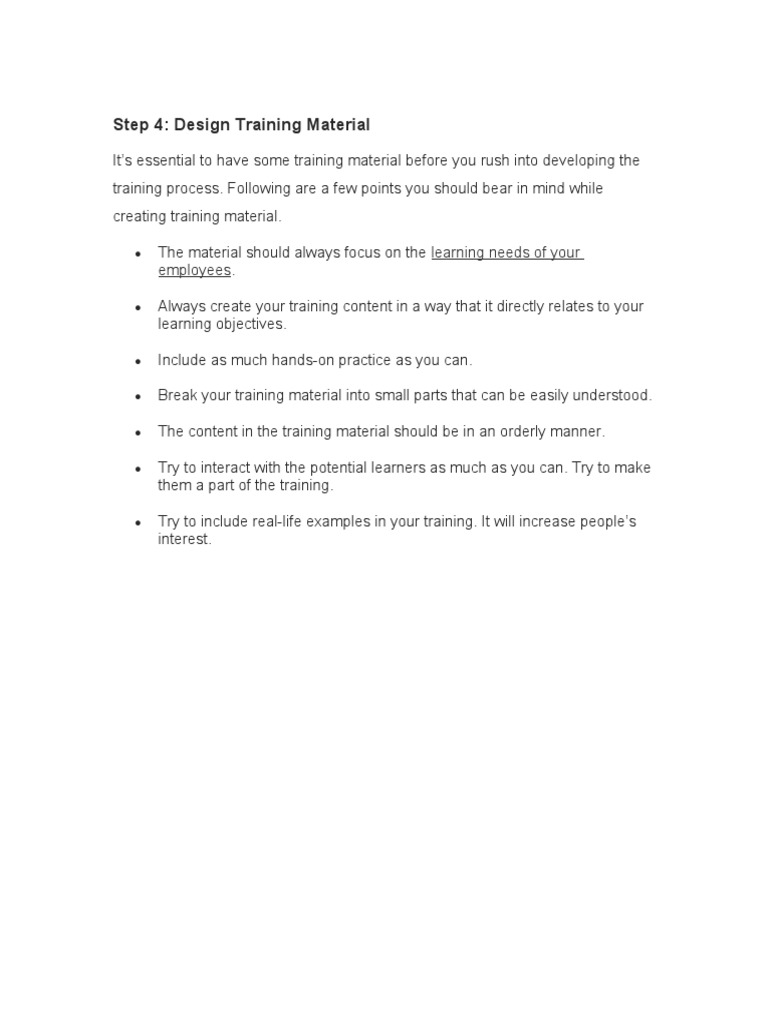 Design Training Material | PDF | Career & Growth