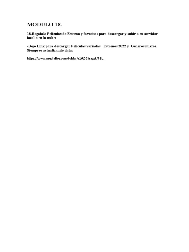 Modulo 18 | PDF | Juegos y actividades