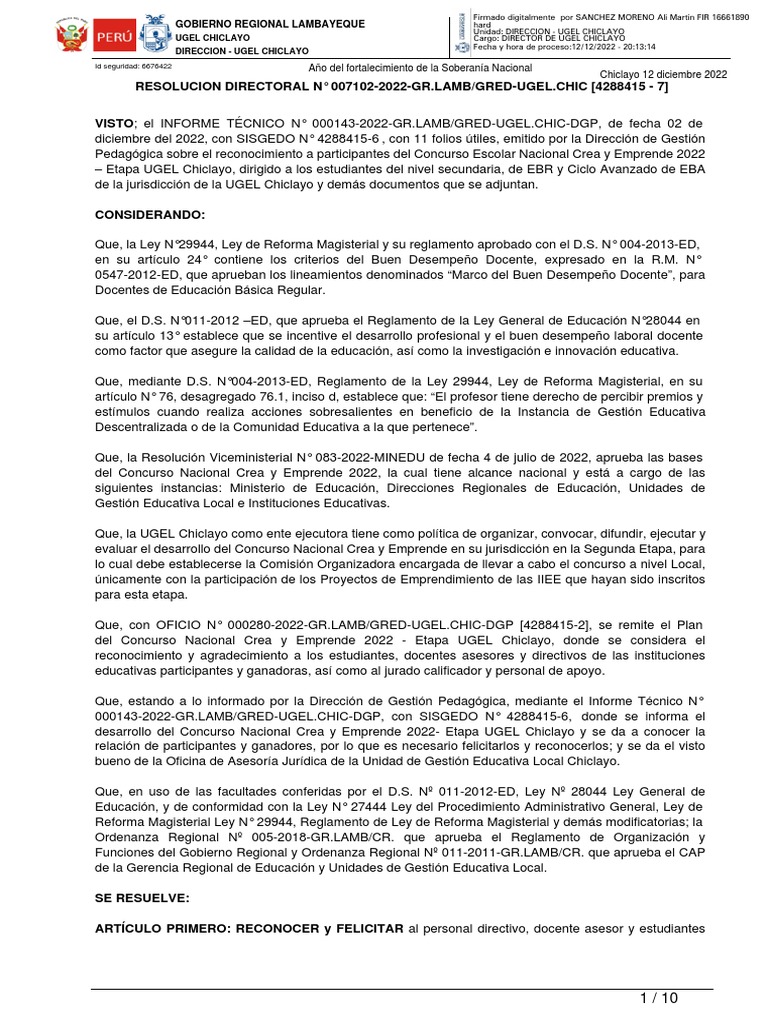 RD Crea y Emprende 2022 | PDF