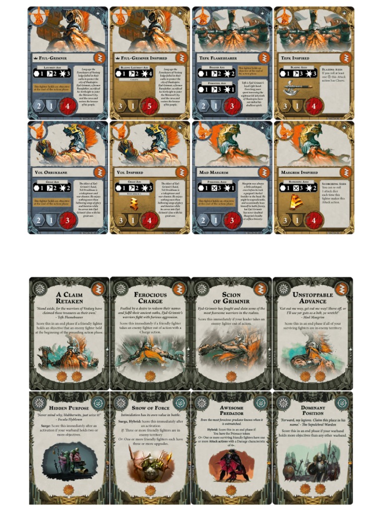 Chosen Axes Warhammer Underworlds Guide | PDF | History