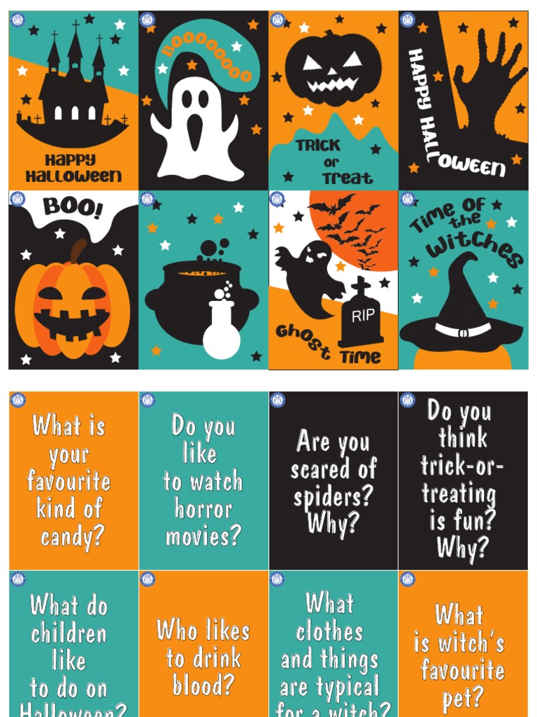 Speaking Cards Halloween | PDF