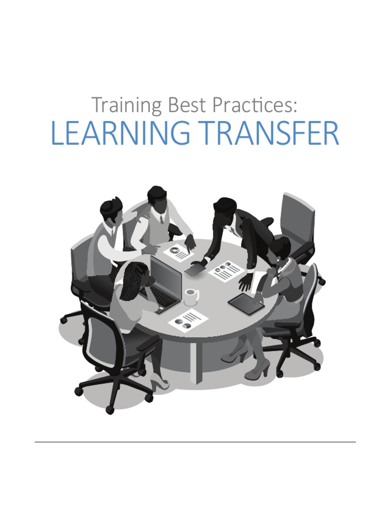 13 BestPractices LearningTransfer | PDF | Learning | Instructional Design