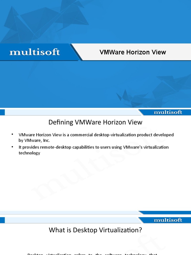 Overview of VMware Horizon View | PDF