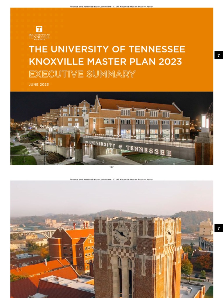 UT Master Plan 2023 | PDF | Knoxville
