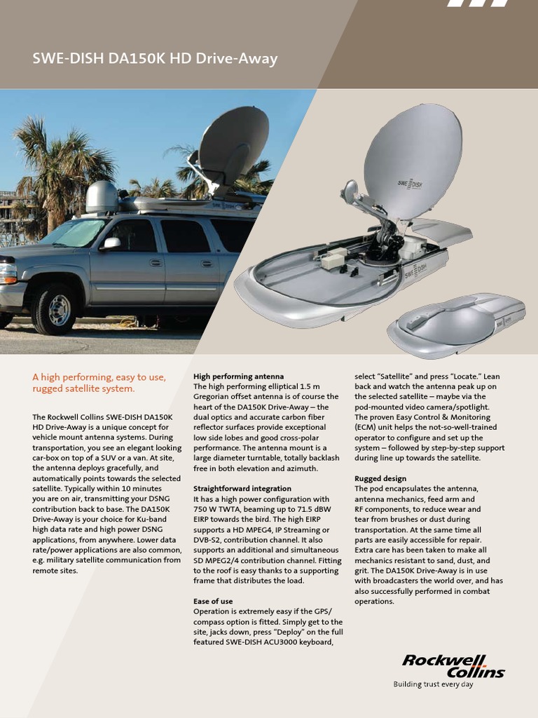 RC - DriveAway 150K HD - A4 - 091029 | PDF | Antenna (Radio) | Electronics