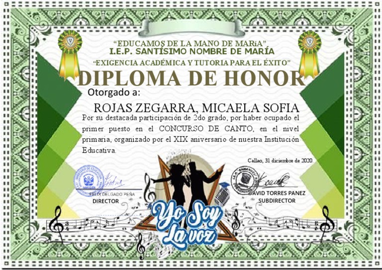 Diploma de Canto | PDF