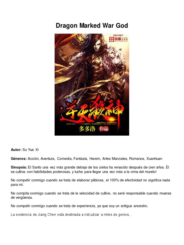 Dragon Marked War God 1301-1400 | Descargar gratis PDF | Muerte Dragon Marked War God 1301-1400 | Descargar gratis PDF | Muerte