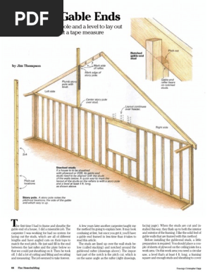 Gable End Framing Truss Options Fine Homebuilding