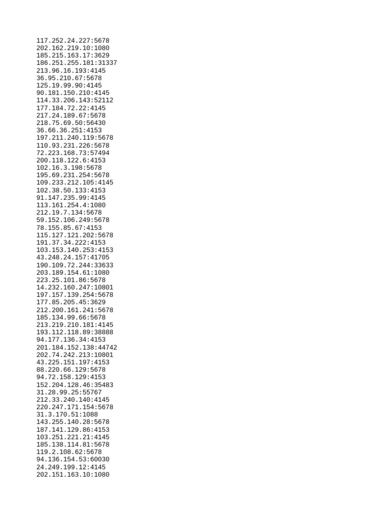 Socks4 Proxies | PDF