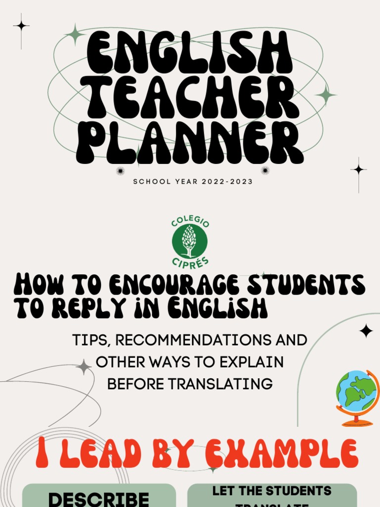 English Teacher Planner | PDF