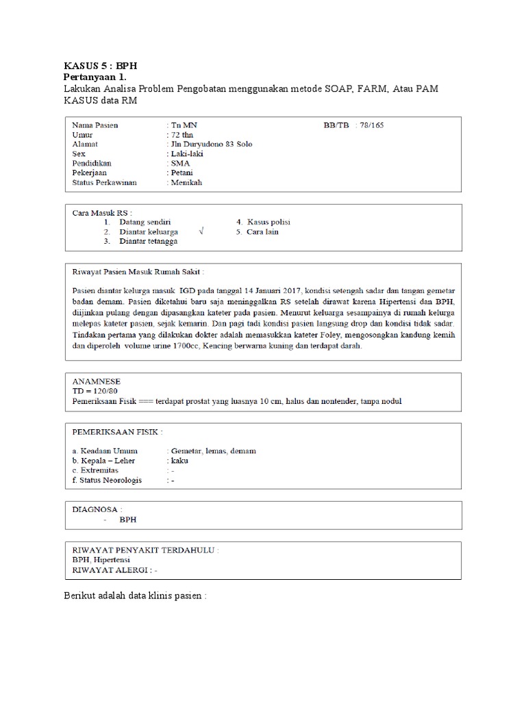Kasus 5 BPH Revisi1 | PDF