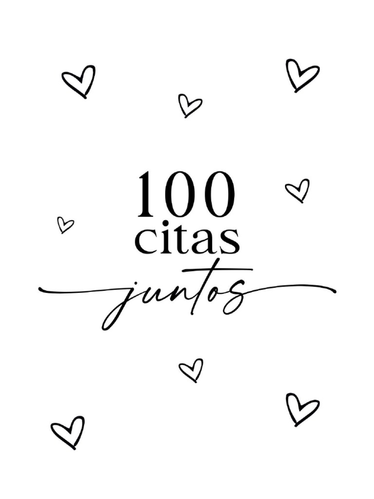 100 Citas Juntos Ok Blanco y Negro | PDF