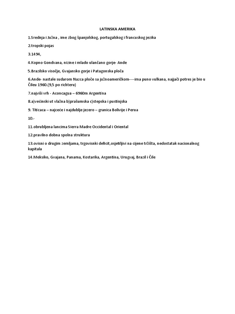 Latinska Amerika | PDF