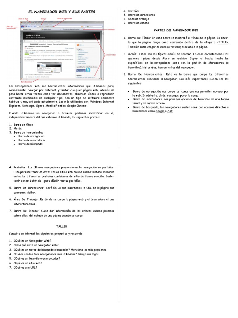 Las partes fundamentales de un navegador web y su función | PDF | Red ... Las partes fundamentales de un navegador web y su función | PDF | Red ...