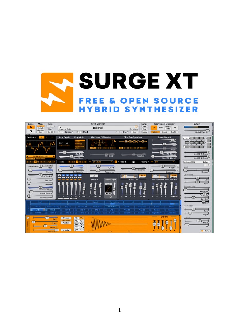 Surge XT Manual | PDF | Mac Os | Amplifier