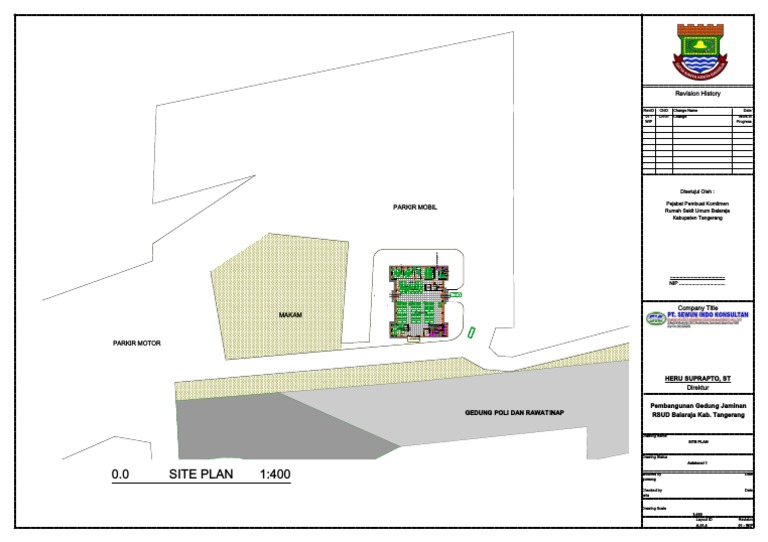 Site Plan RSUD Balaraja | PDF