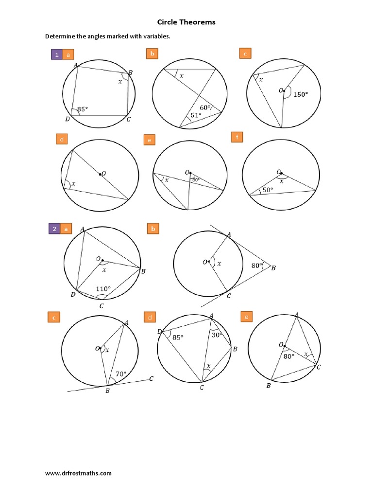 GCSE CircleTheorems | PDF